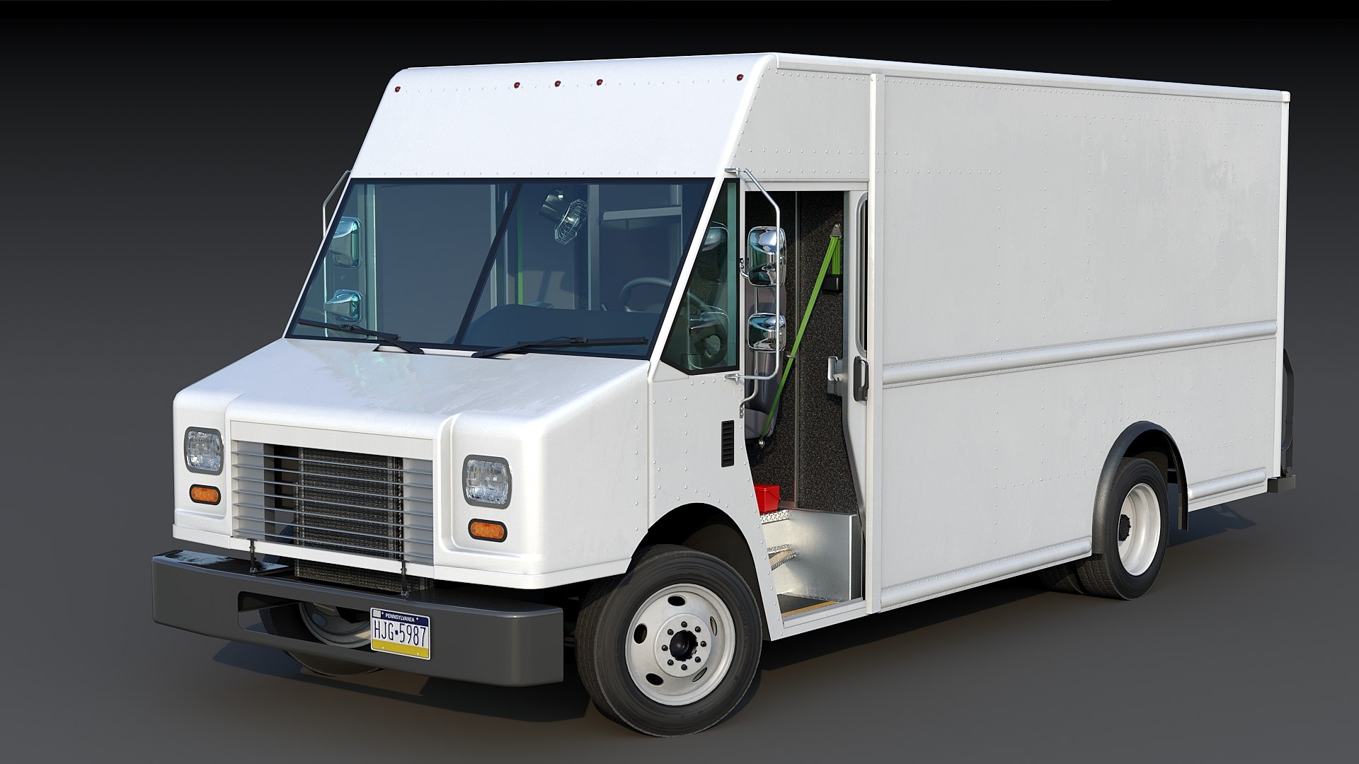 Step Van with Interior 3D - TurboSquid 2070894