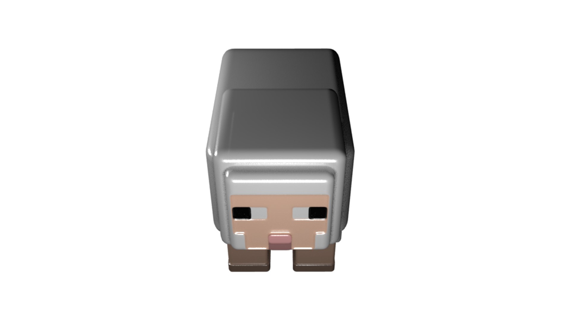 3D Sheep Minecraft - TurboSquid 1590393