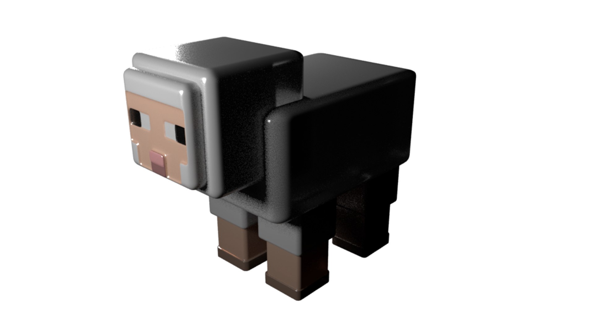 3D Sheep Minecraft - TurboSquid 1590393