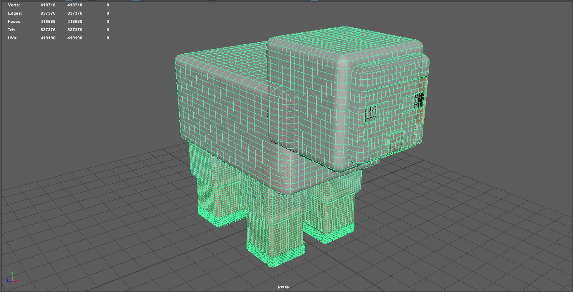 3D Sheep Minecraft - TurboSquid 1590393