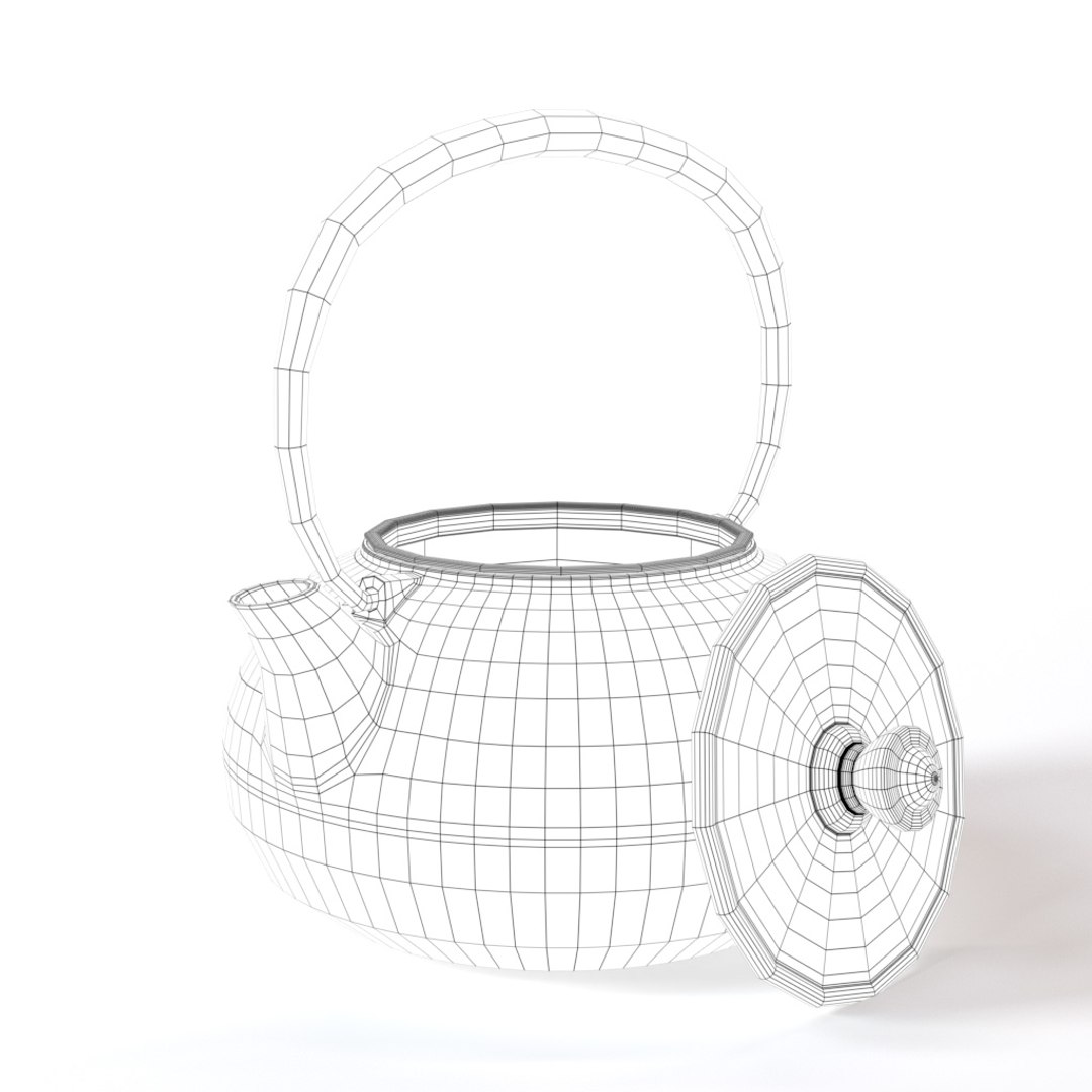 Traditional Japanese Teapot 3D Model - TurboSquid 1514971