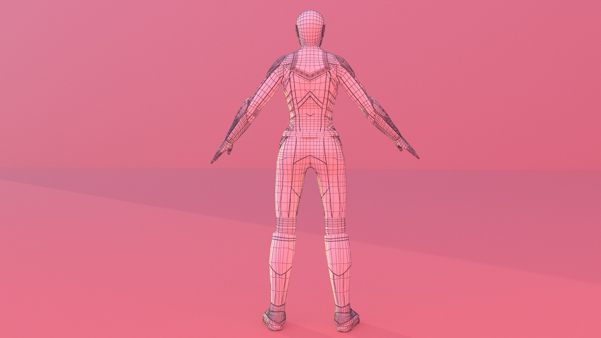 3D Captain Marvel Base Model Low Poly - TurboSquid 1826523