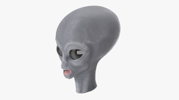 modelo 3d Cabeza alienígena - TurboSquid 1602403