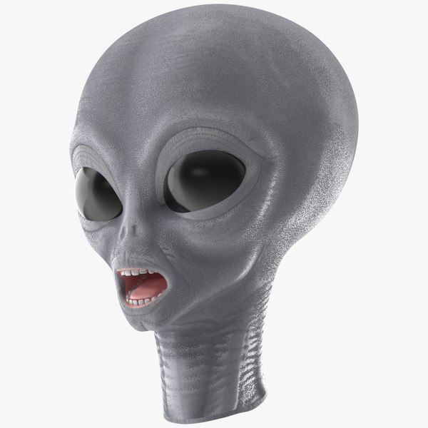 modèle 3D de Tête d'extraterrestre - TurboSquid 1602403