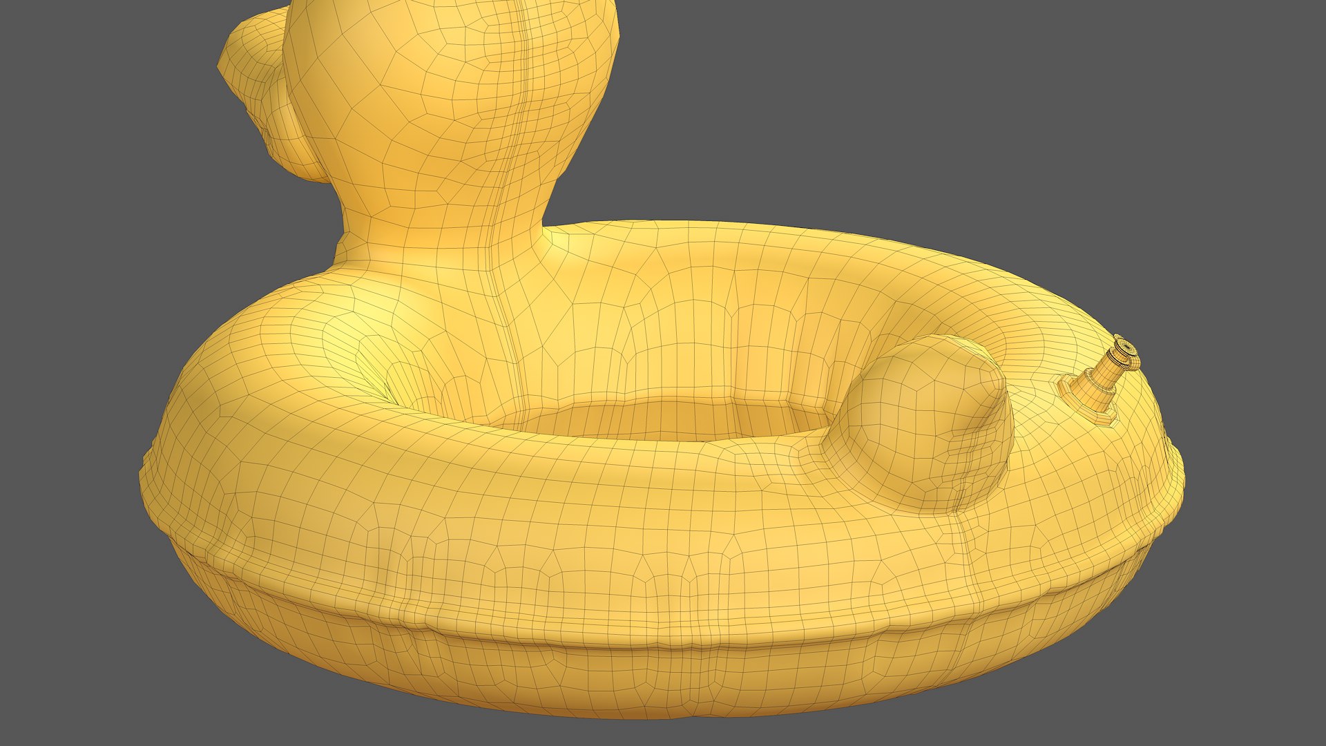 3D Inflatable Duck Pool Float Toy 8K - TurboSquid 1774945