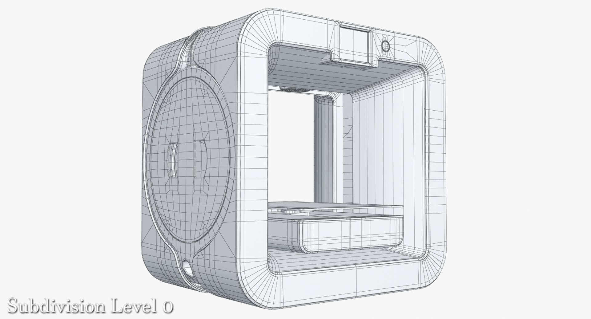3d Cube Printer Model