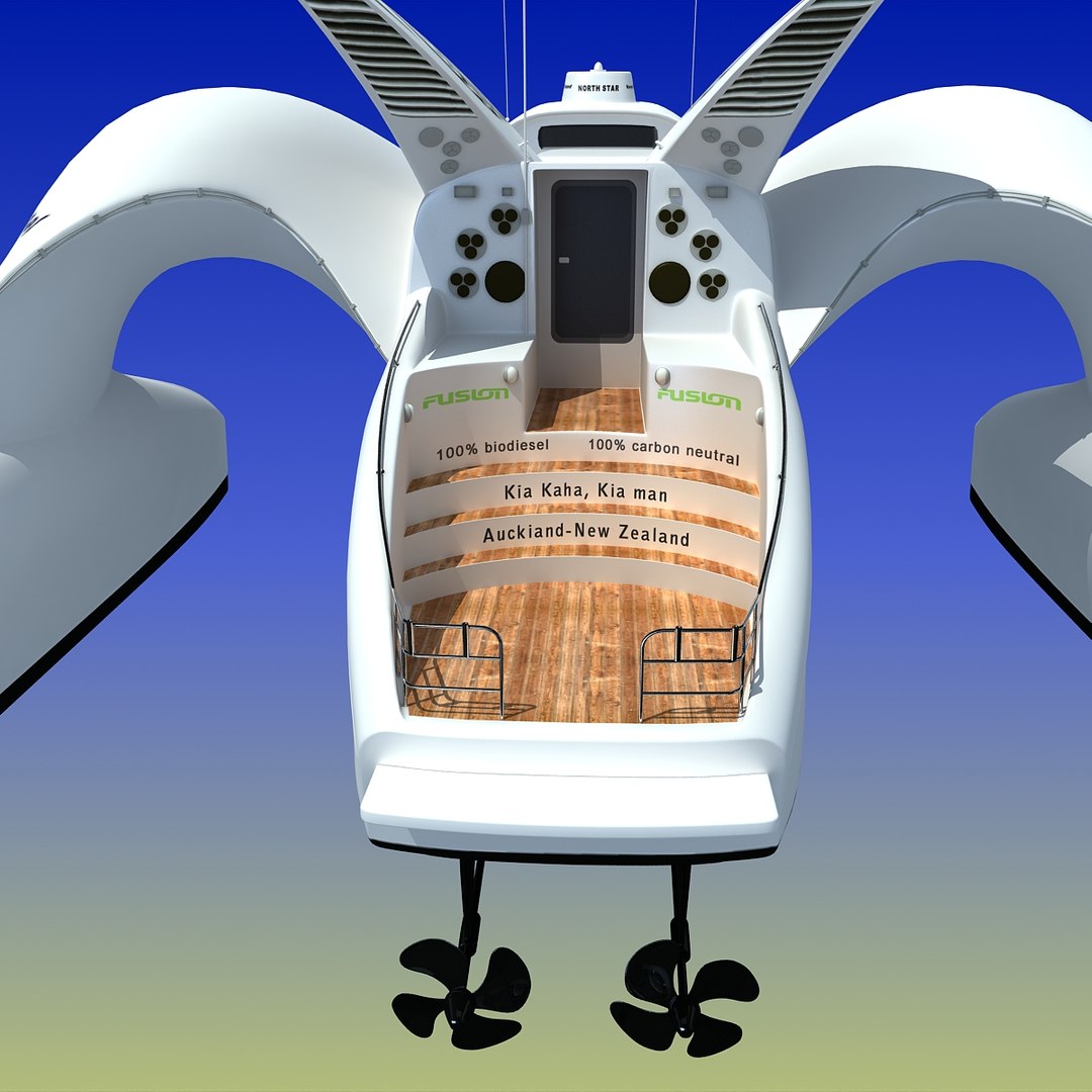 3ds Max Earthrace Boat