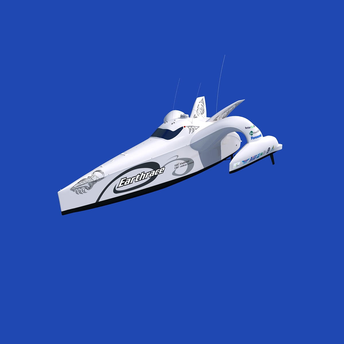 3ds max earthrace boat