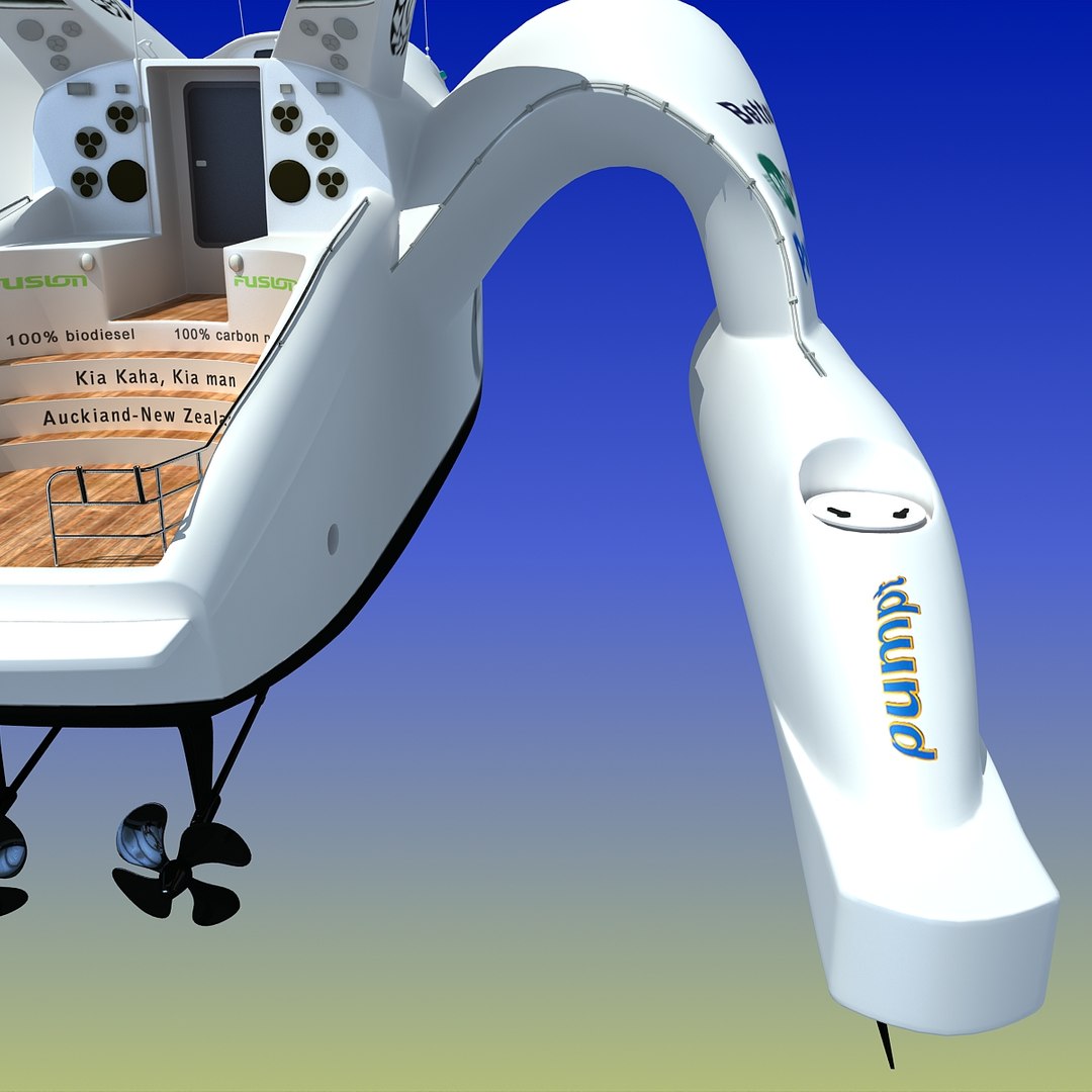 3ds Max Earthrace Boat