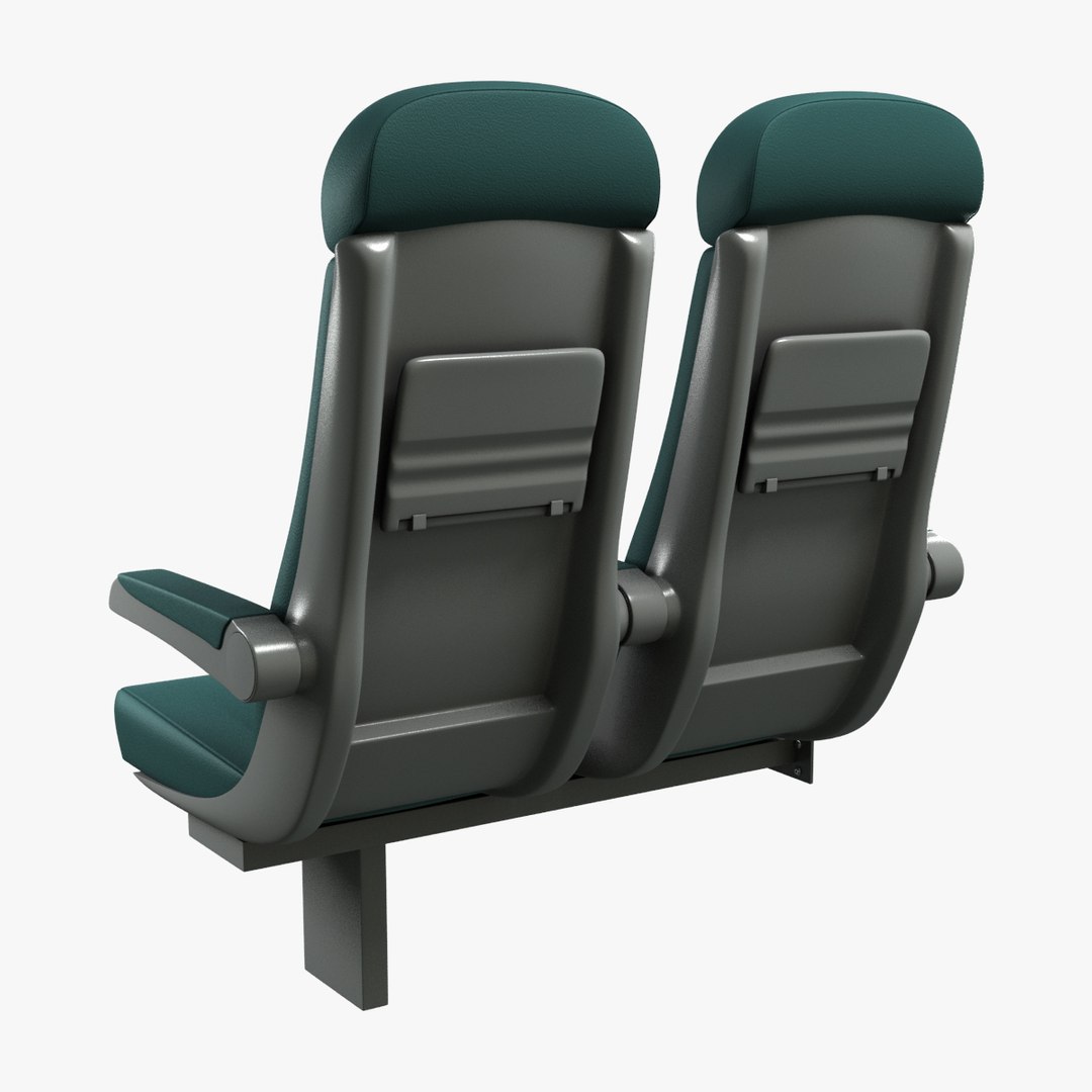 3d Ma Realistic Train Seat