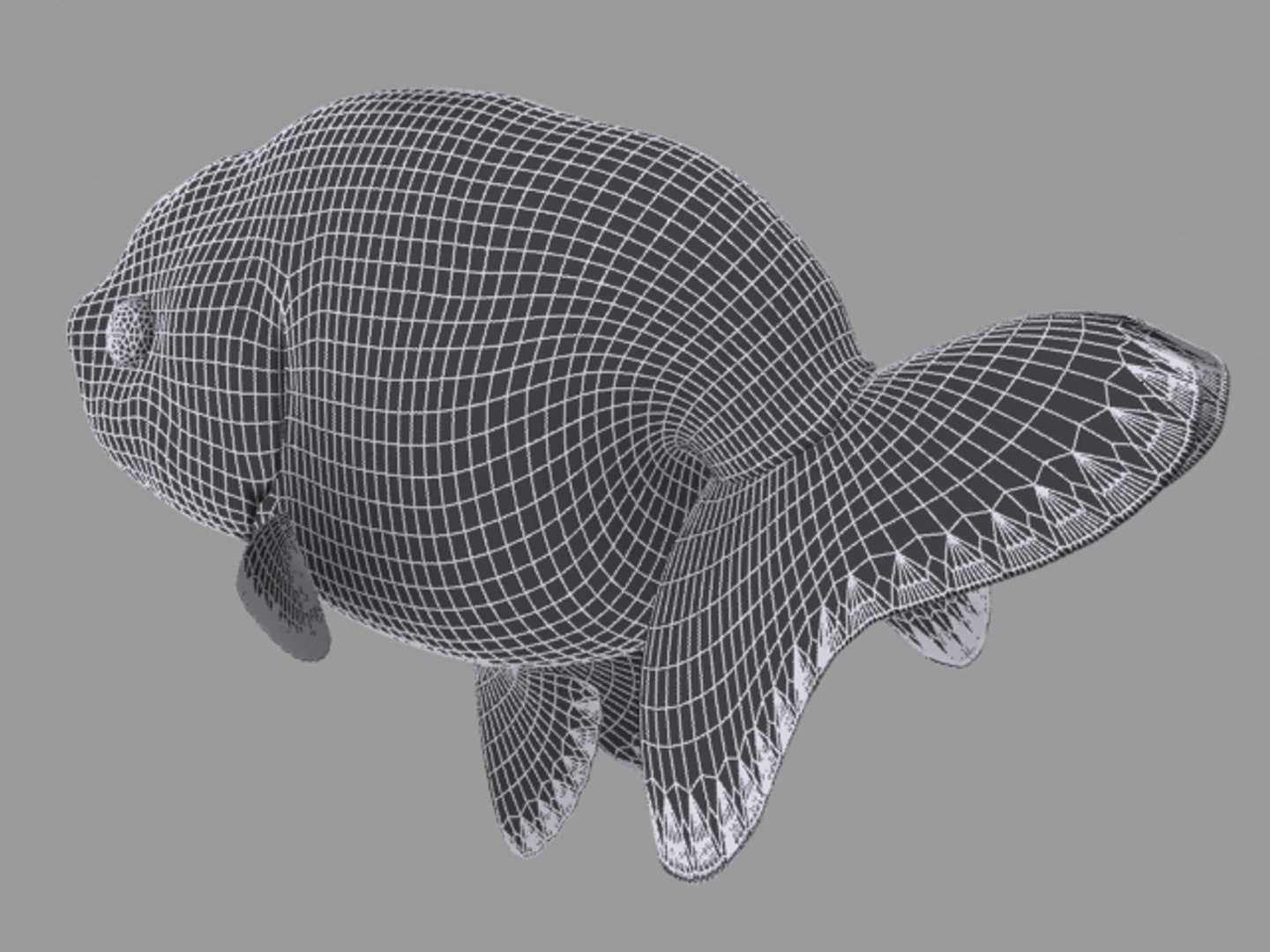 Goldfish Fish Gold 3d Model