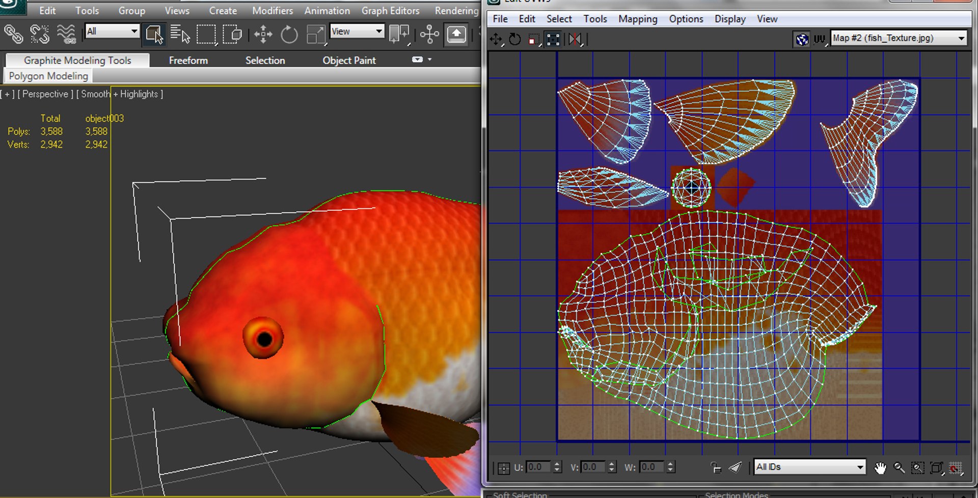 Goldfish Fish Gold 3d Model
