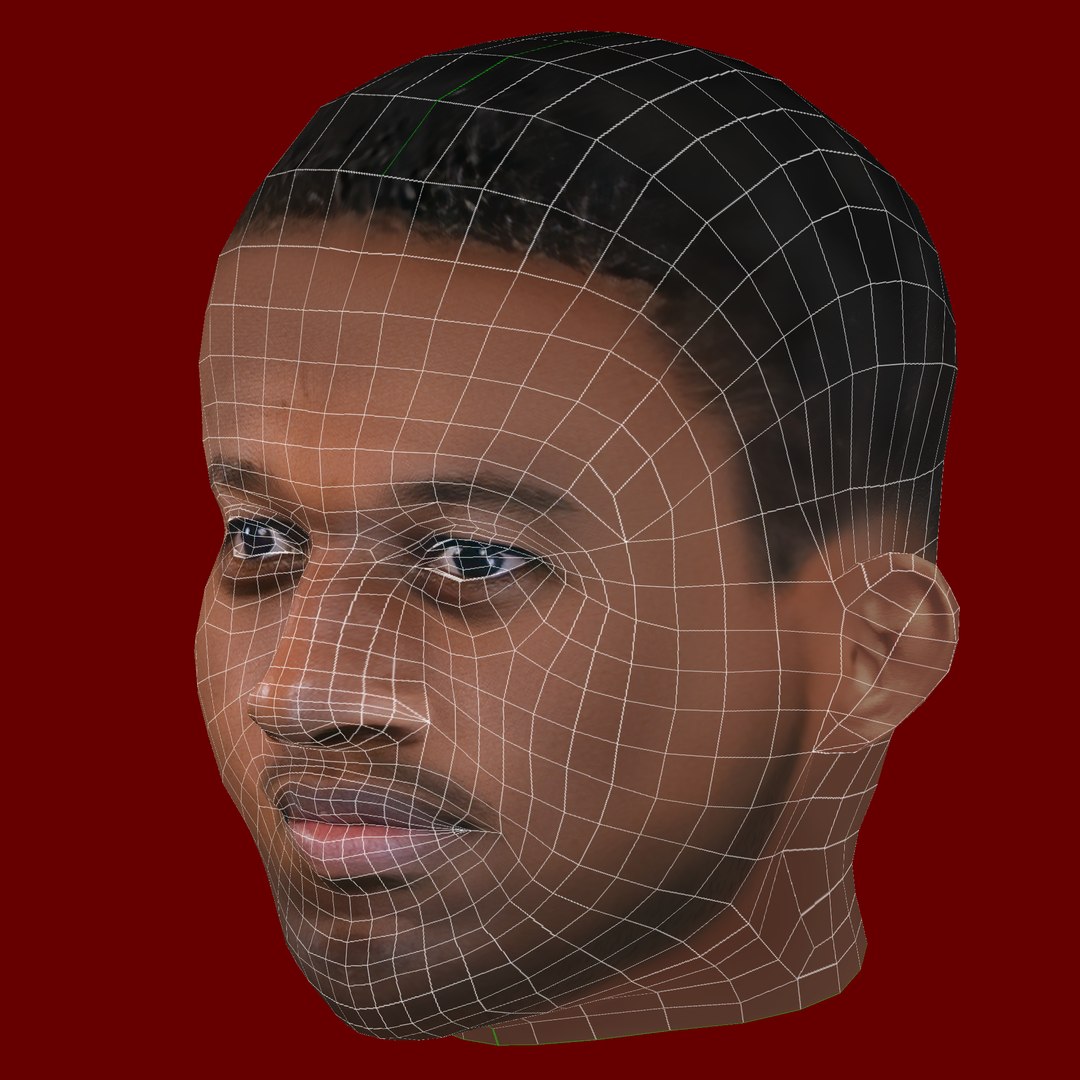 3D Fred Head - Low Poly Head For Game - TurboSquid 2202302