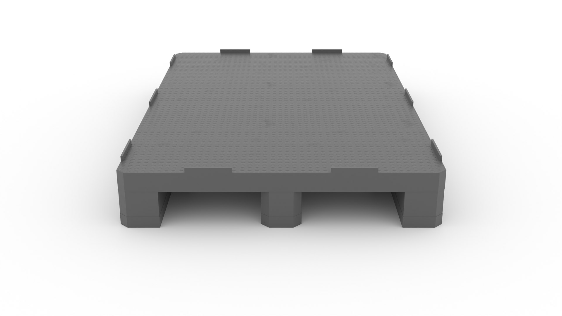 3D Plastic EUR-size Pallet - TurboSquid 2140205