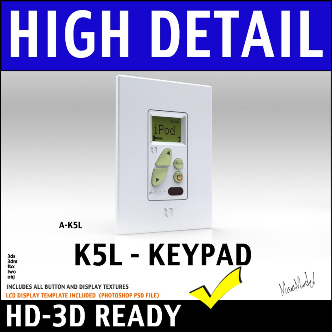 3d Amplified Keypad Lcd Display