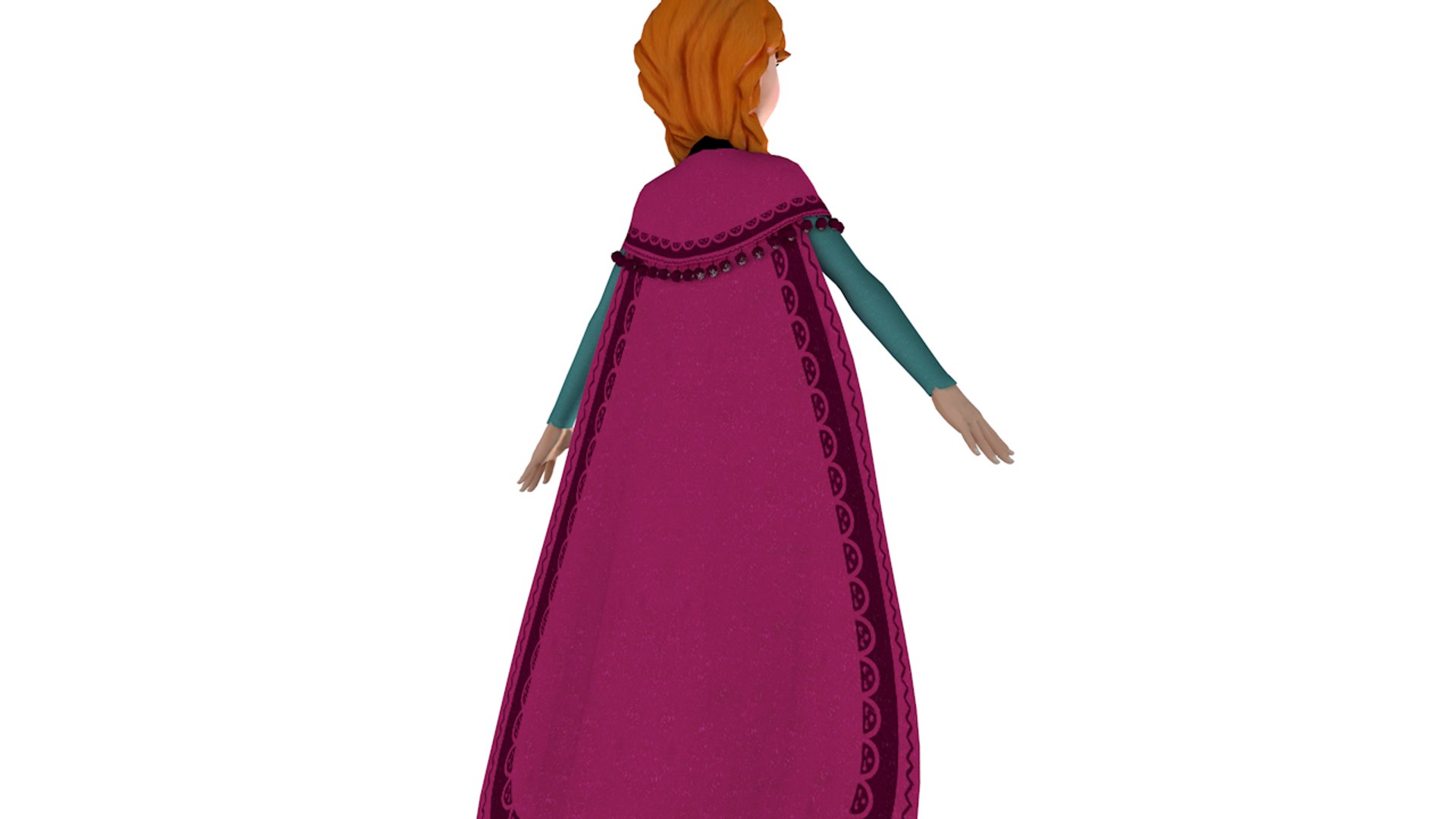 Anna Frozen 3D Model - TurboSquid 1314474