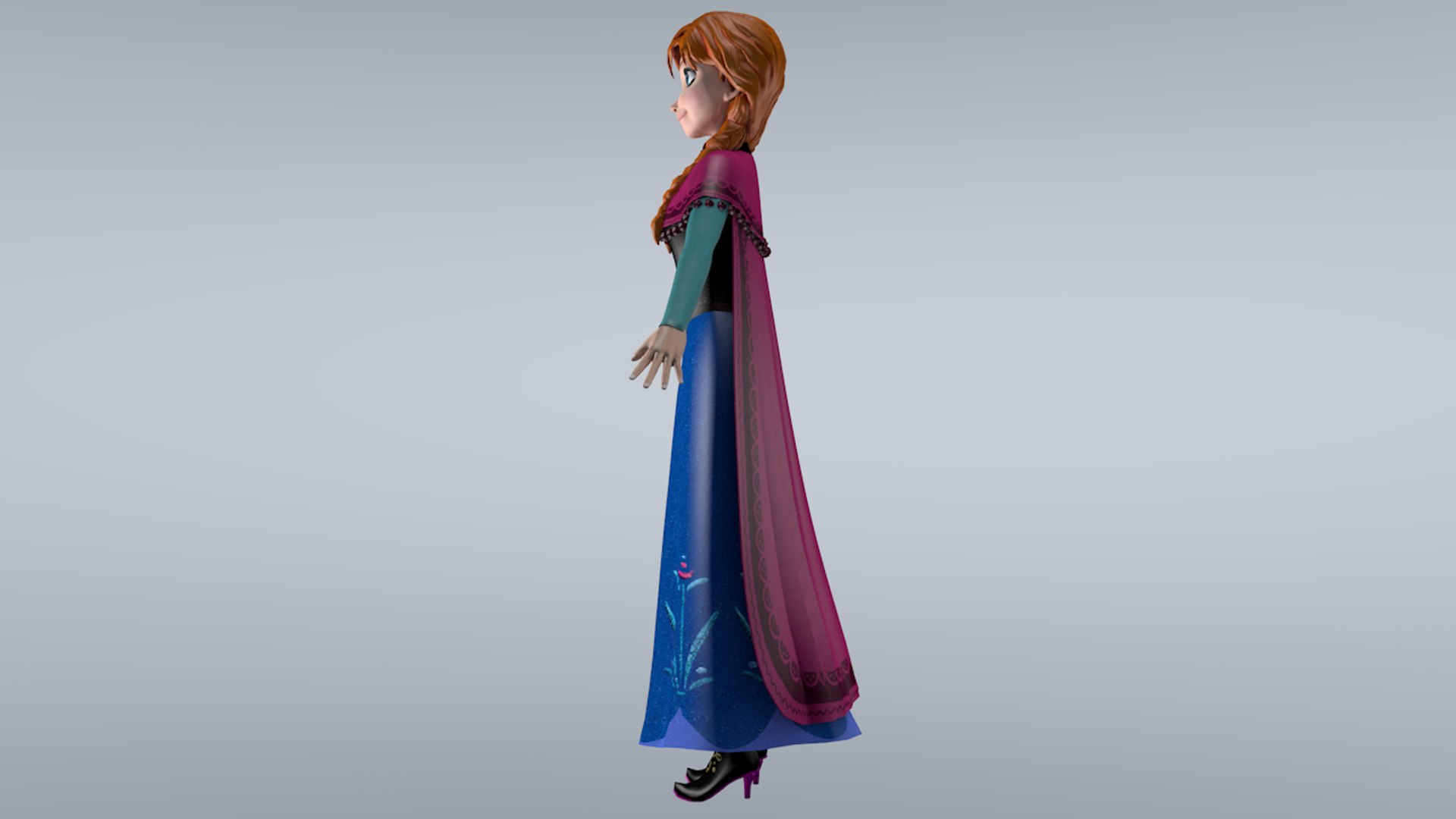 Anna Frozen 3D Model - TurboSquid 1314474