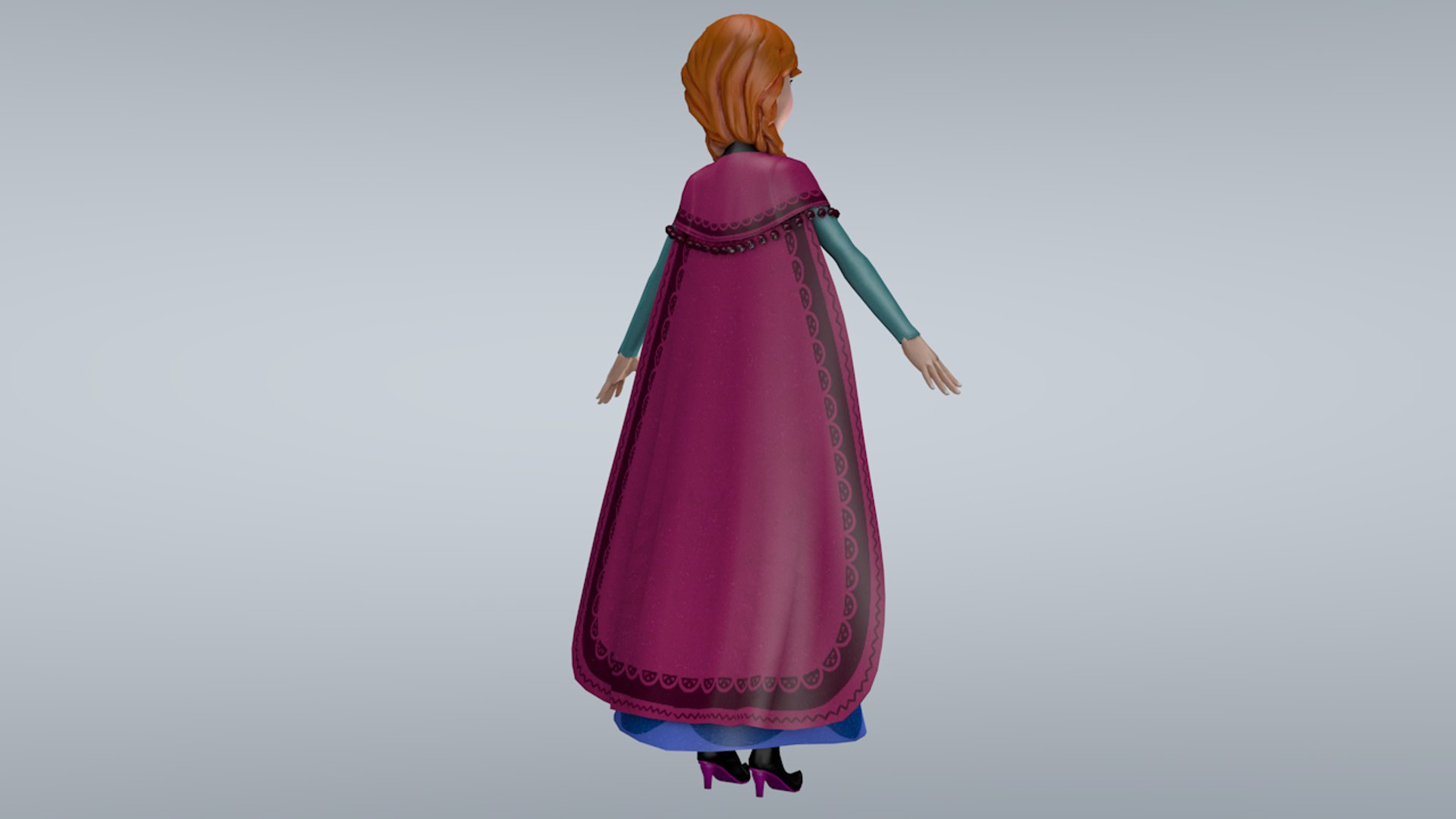 Anna Frozen 3D Model - TurboSquid 1314474