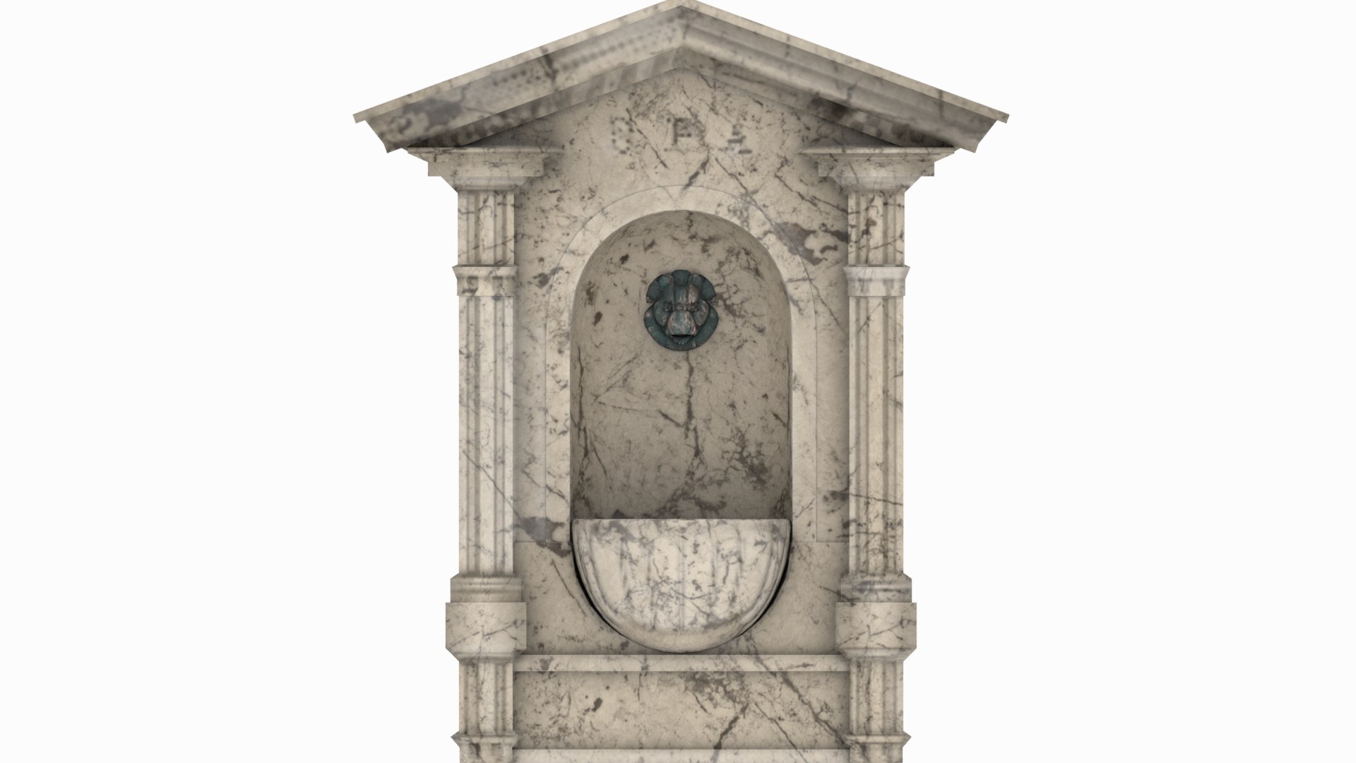 3D Roman Fountain Model - TurboSquid 1813572