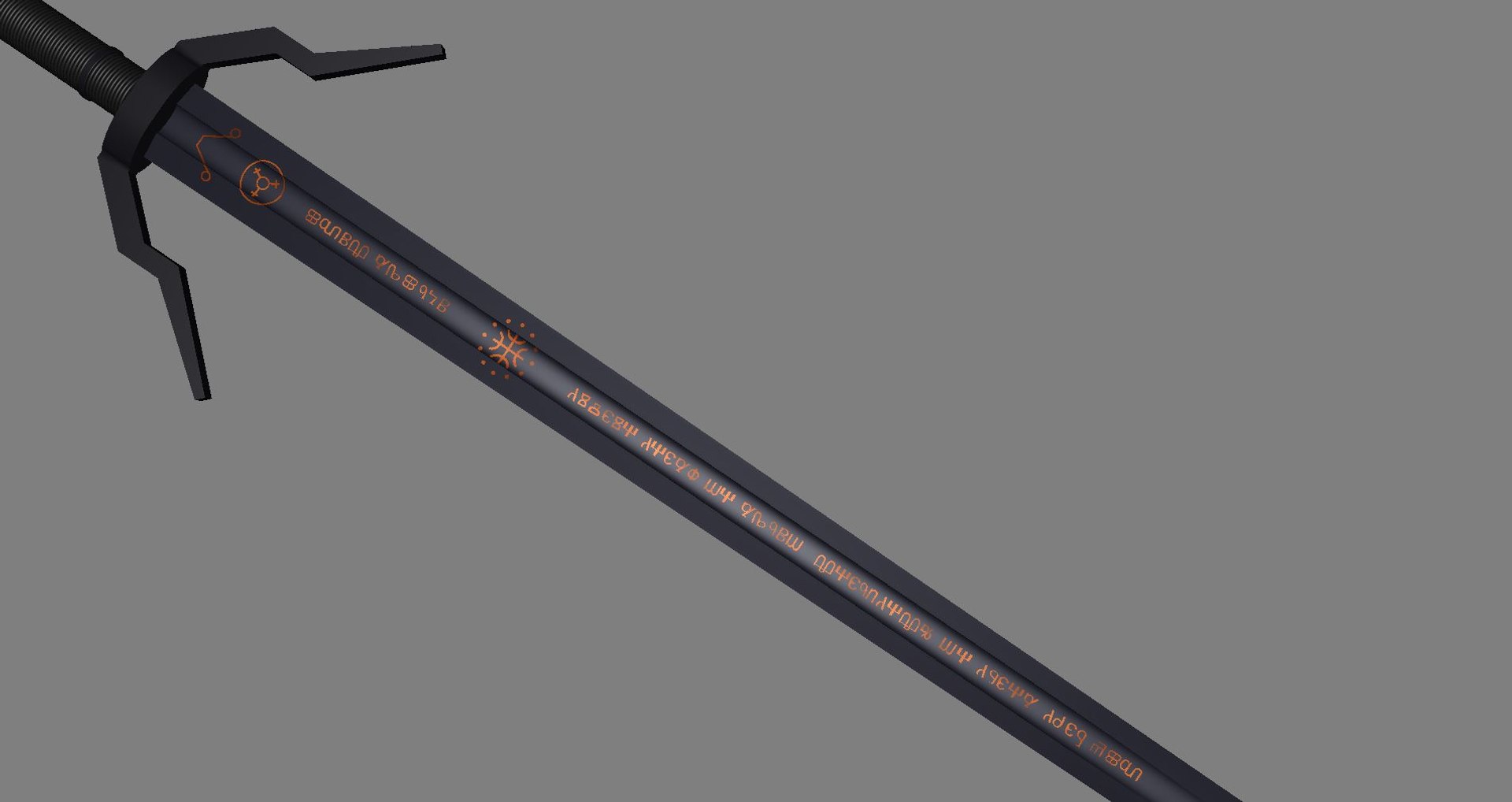 3D The Witcher Silver Sword Black Edition - TurboSquid 1726297