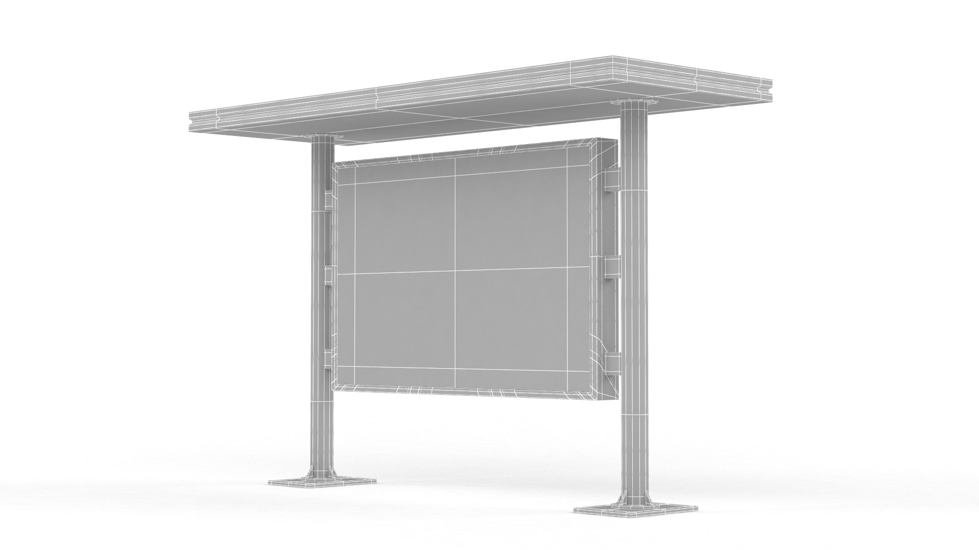 3D Outdoor Display Advertising - TurboSquid 1677754