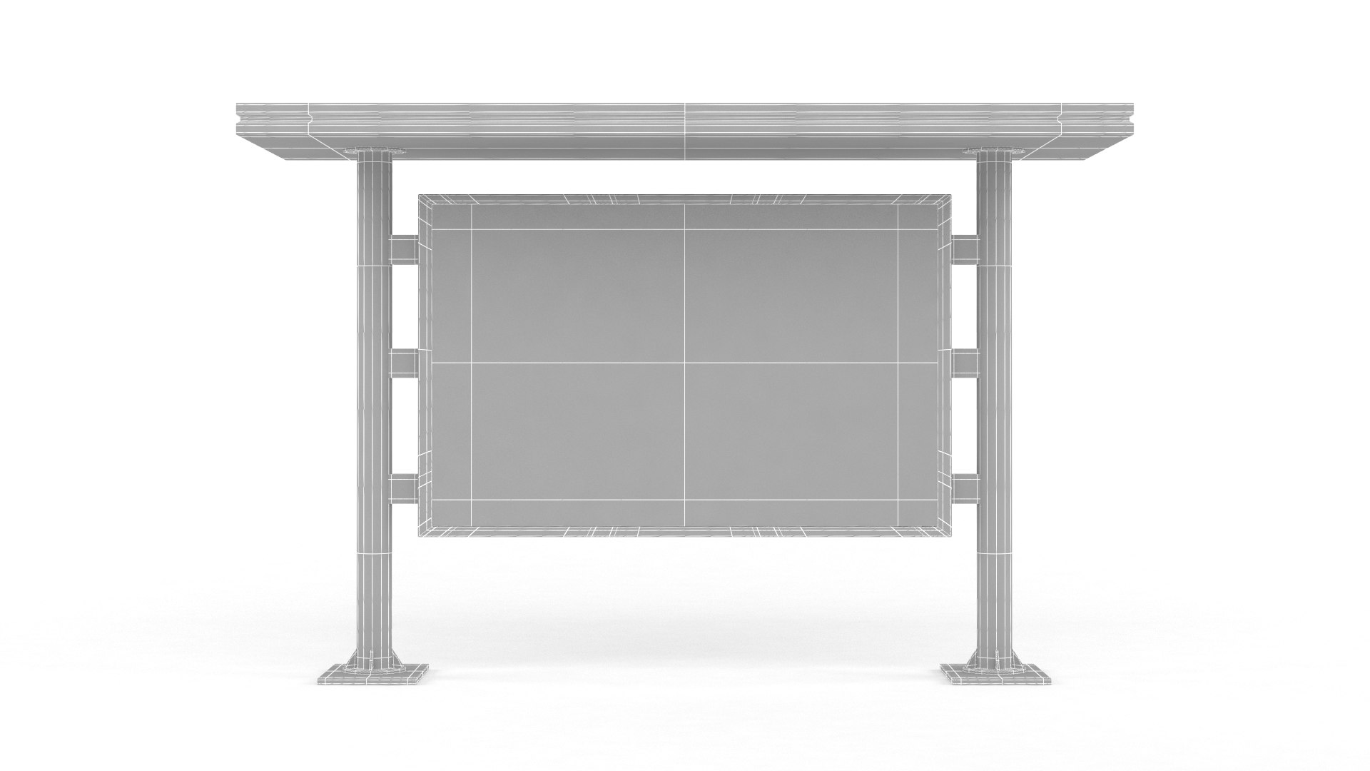 3D Outdoor Display Advertising - TurboSquid 1677754