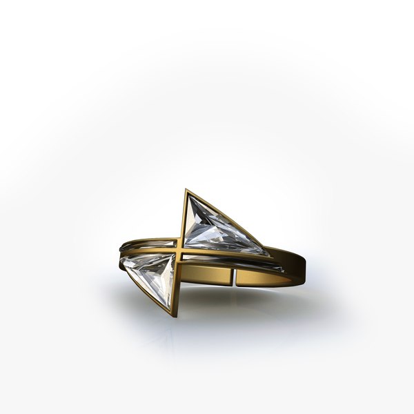 modelo 3d Triangulates Finger Ring - TurboSquid 1992460