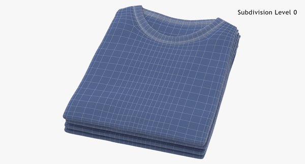 3D Female Crew Neck Folded Stacked Green Im With Stupid 01 - TurboSquid ...