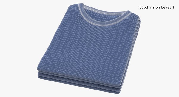 3D Female Crew Neck Folded Stacked Green Im With Stupid 01 - TurboSquid ...