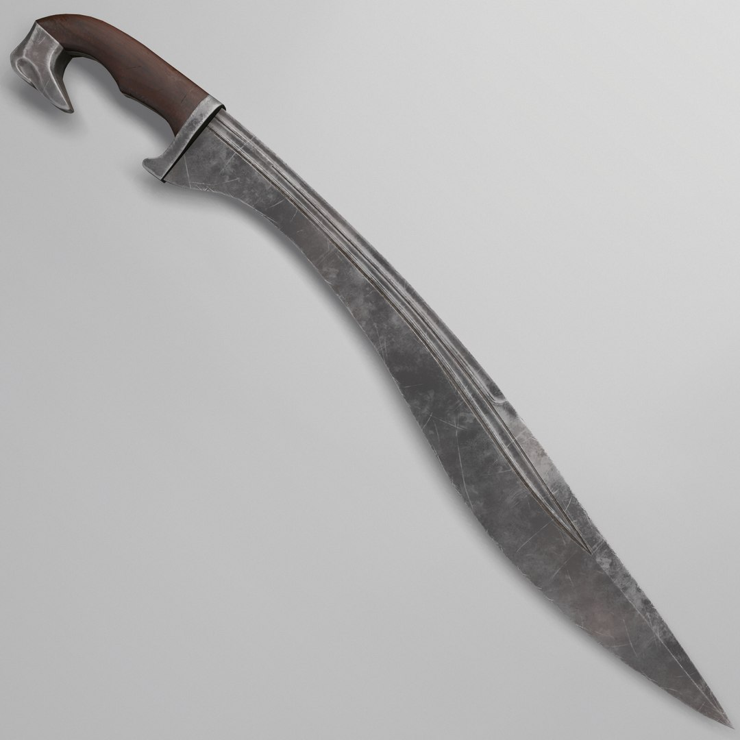Falcata Sword 3D Model - TurboSquid 1266217