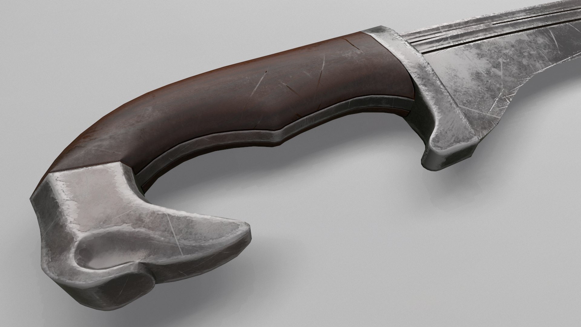 Falcata Sword 3D Model - TurboSquid 1266217