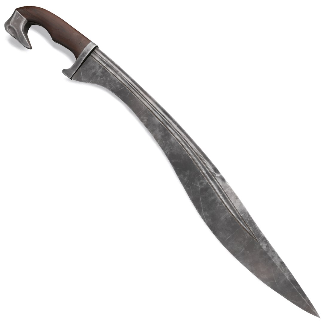 Falcata sword 3D model - TurboSquid 1266217