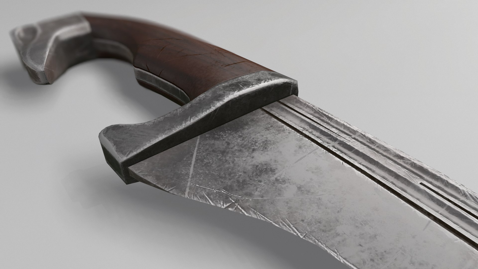 Falcata Sword 3D Model - TurboSquid 1266217