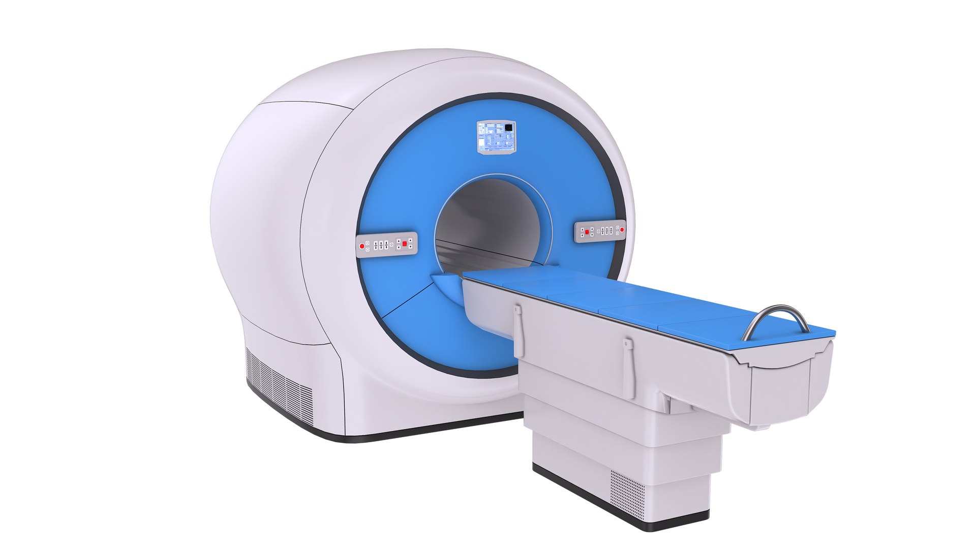 3D Hospital Bed And MRI Scanner Model - TurboSquid 1868139