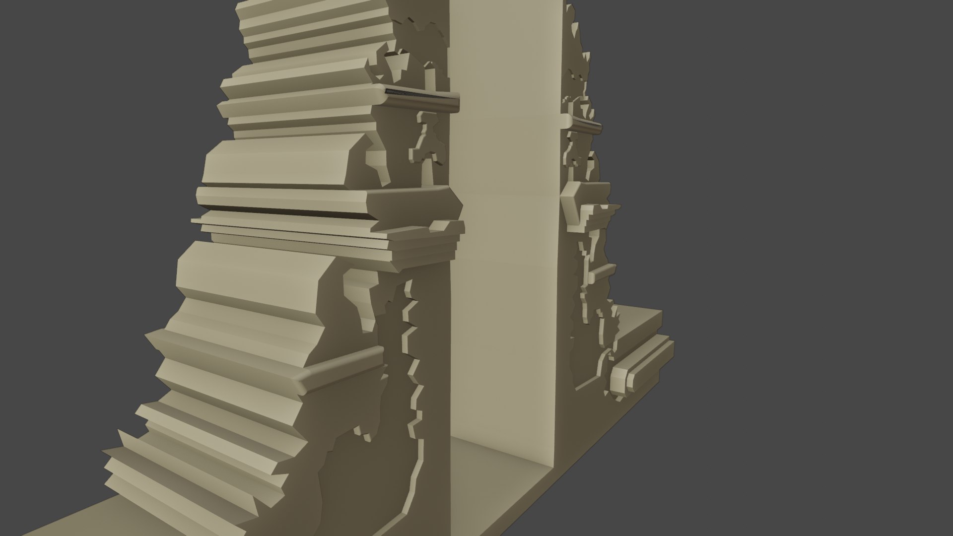 Bali Temple Gate Lowpoly 3D Model - TurboSquid 2044115