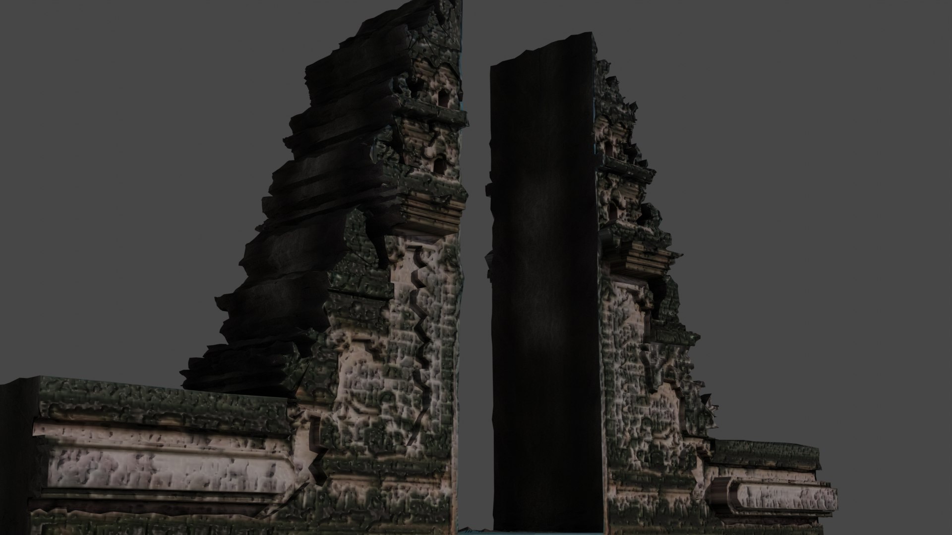 Bali Temple Gate Lowpoly 3D Model - TurboSquid 2044115