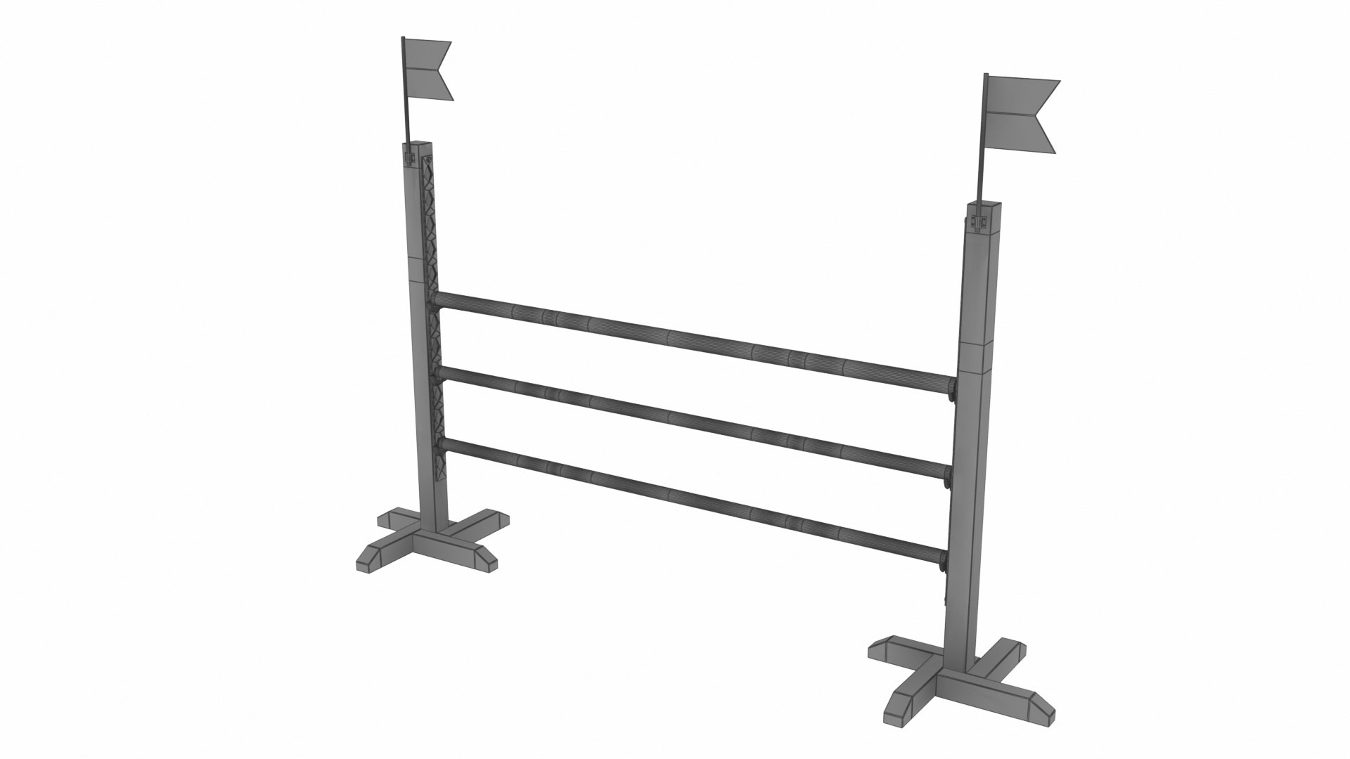 Horse Riding Arena Jumping Stand 2 Model - TurboSquid 2145931