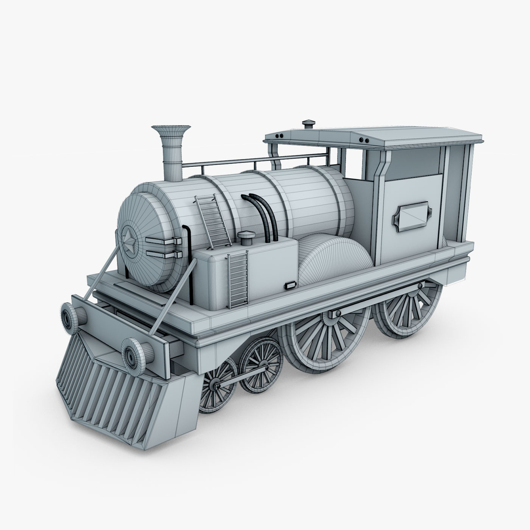 Toy train set 3D model - TurboSquid 1201872