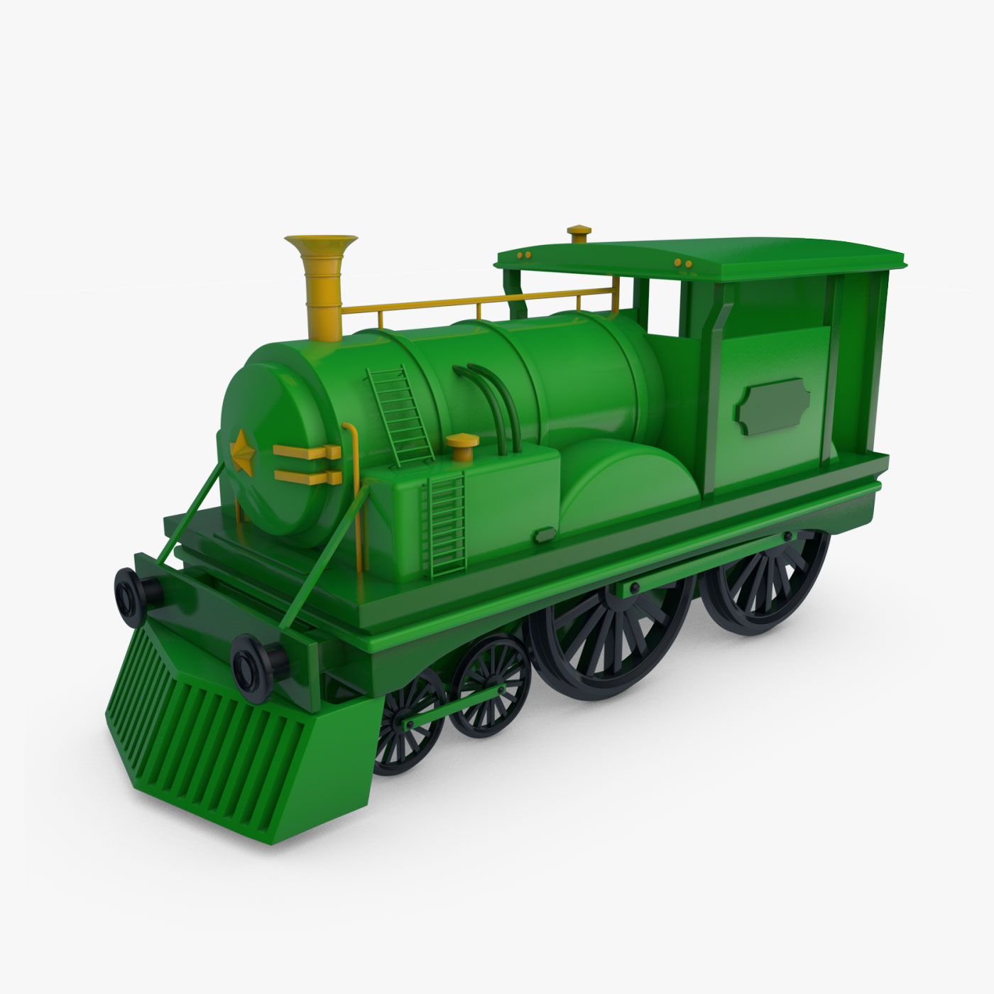 Toy train set 3D model - TurboSquid 1201872
