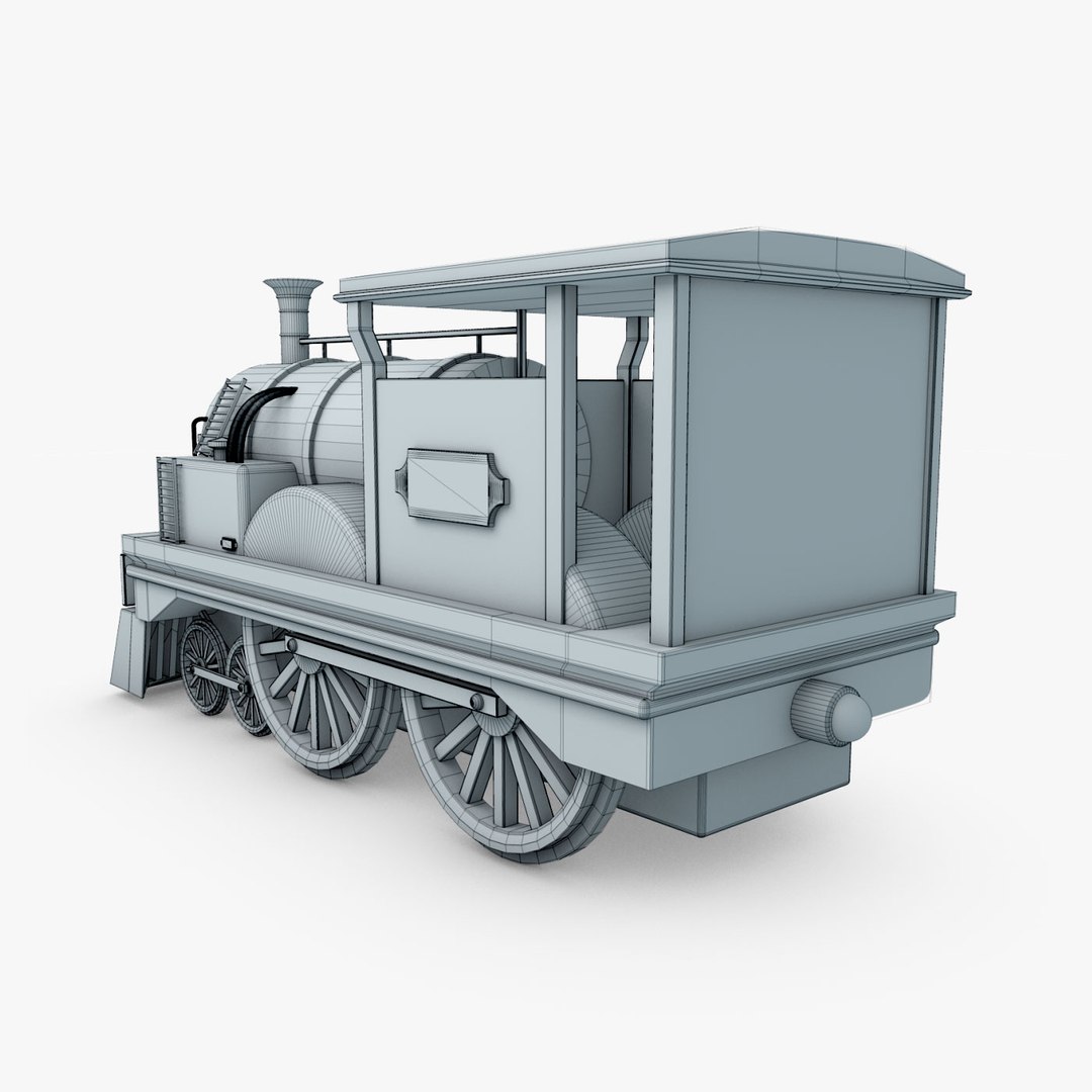 Toy Train Set 3D Model - TurboSquid 1201872