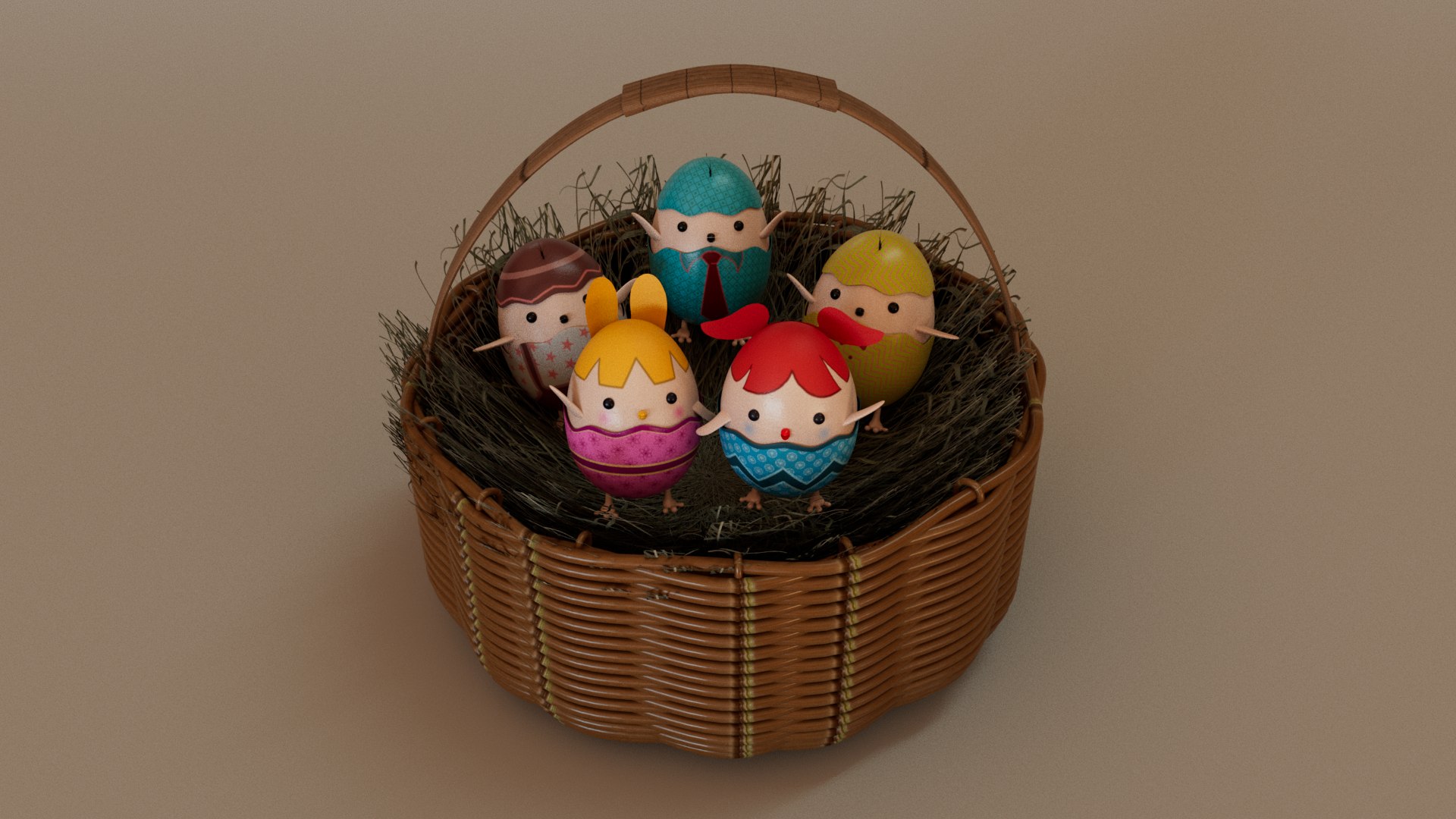 Eggs With Legs - Rigged MAYA 3D - TurboSquid 2392389