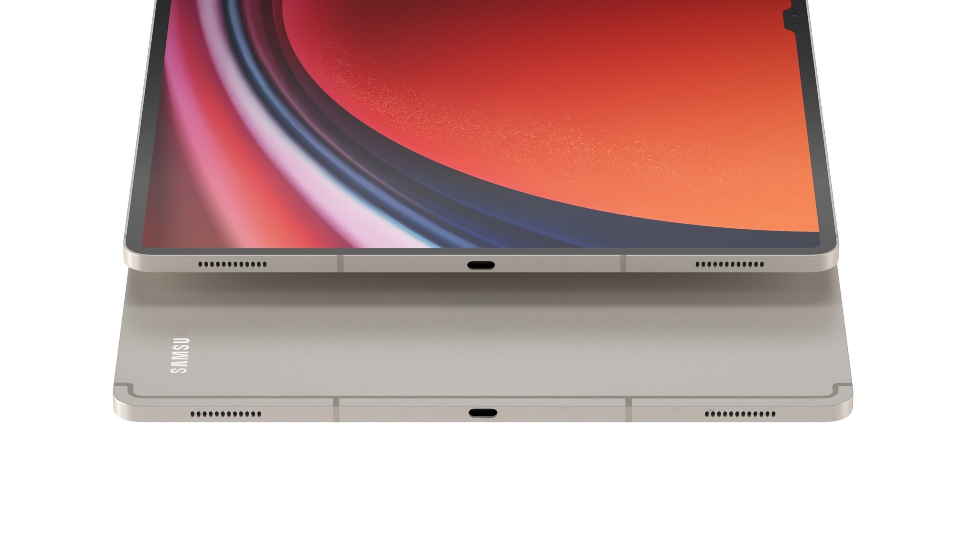 3D Samsung Galaxy Tab S9 Ultra Cream Model - TurboSquid 2115128
