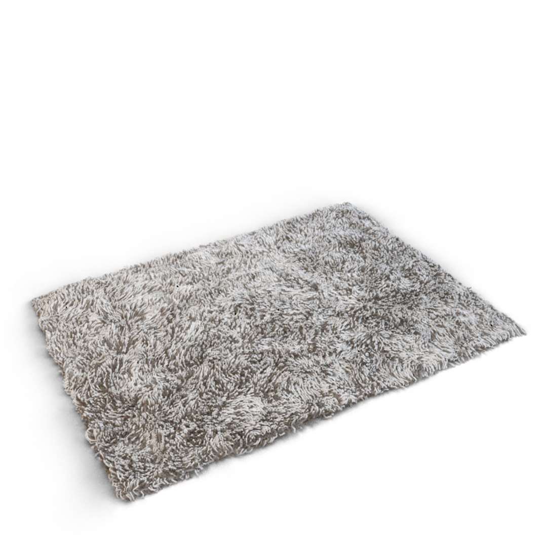 3d Model Rug Hair Fur