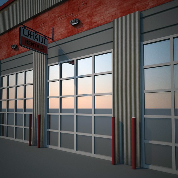 3dsmax car service building v2