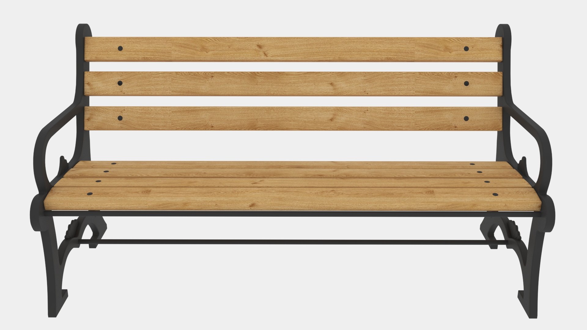 Wooden Bench Model - TurboSquid 1950611