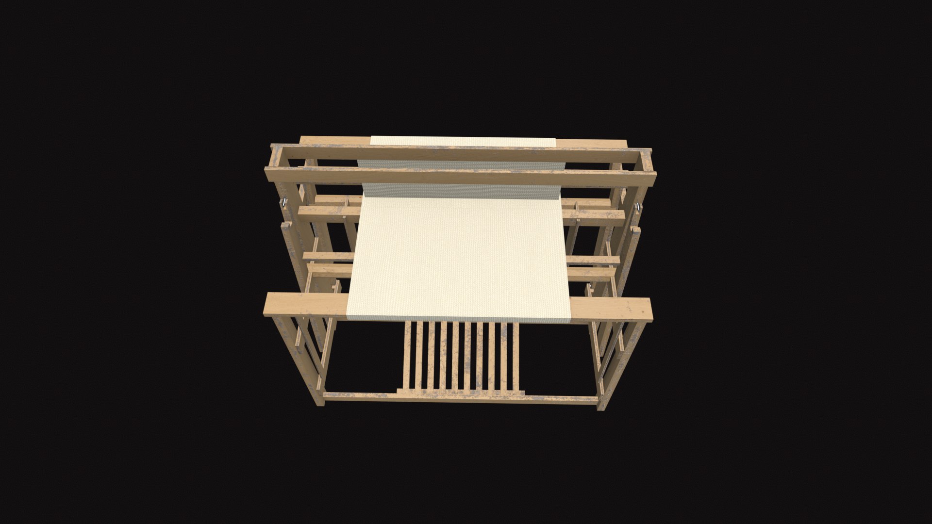 3D Medieval Floor Loom Trap - TurboSquid 2321098