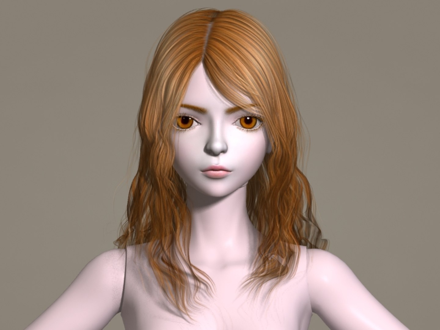 3d Bjd Bride Costume Model