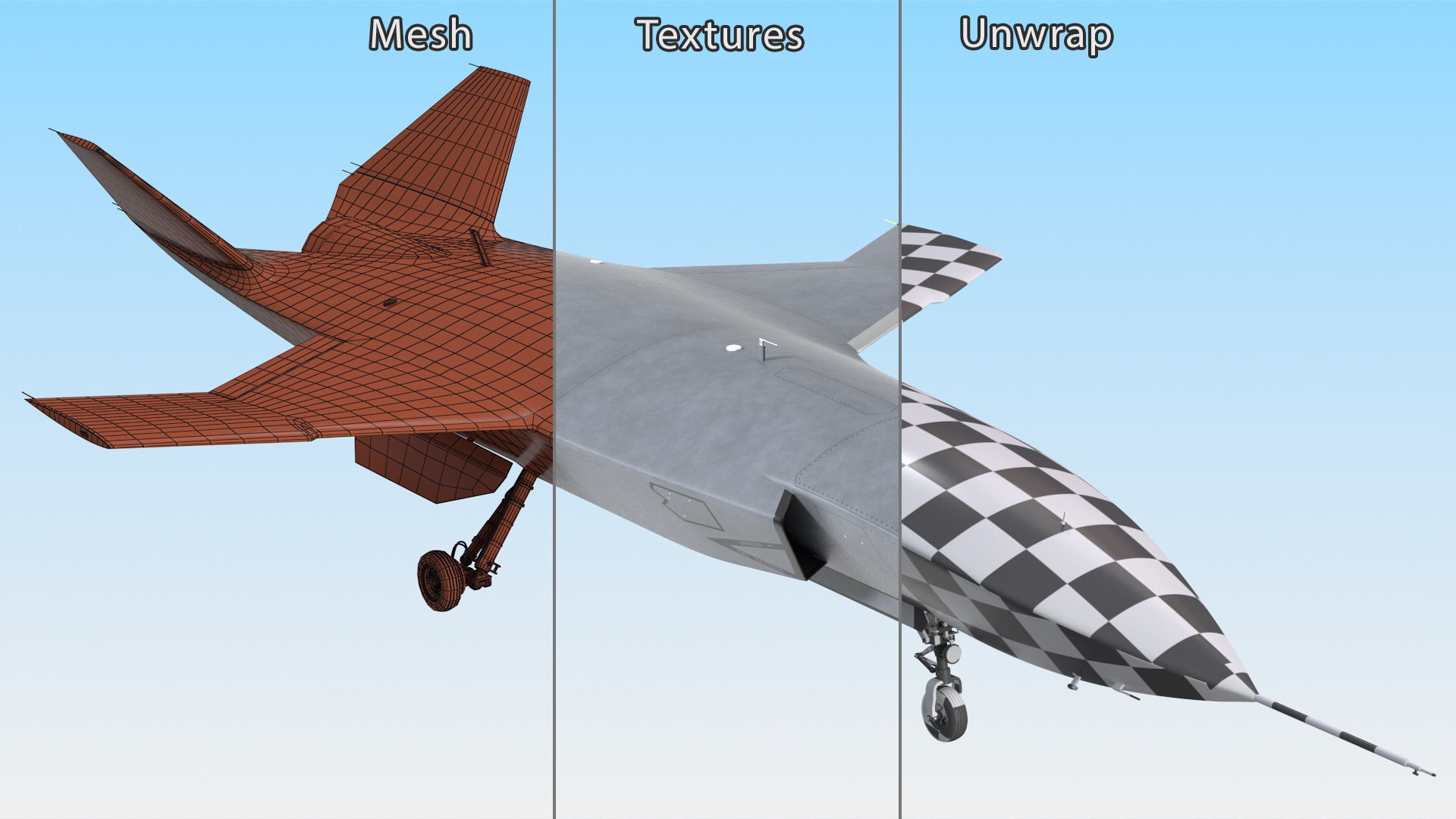 Stealth Multirole Unmanned Aerial Vehicle 3D model - TurboSquid 1956051