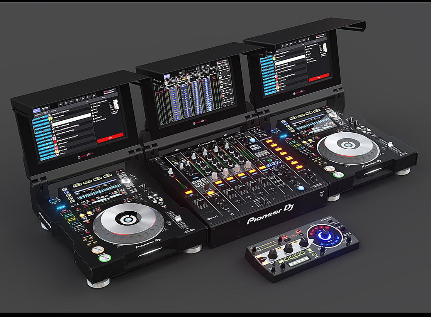 Pioneer DJ Collection Model - TurboSquid 2202408