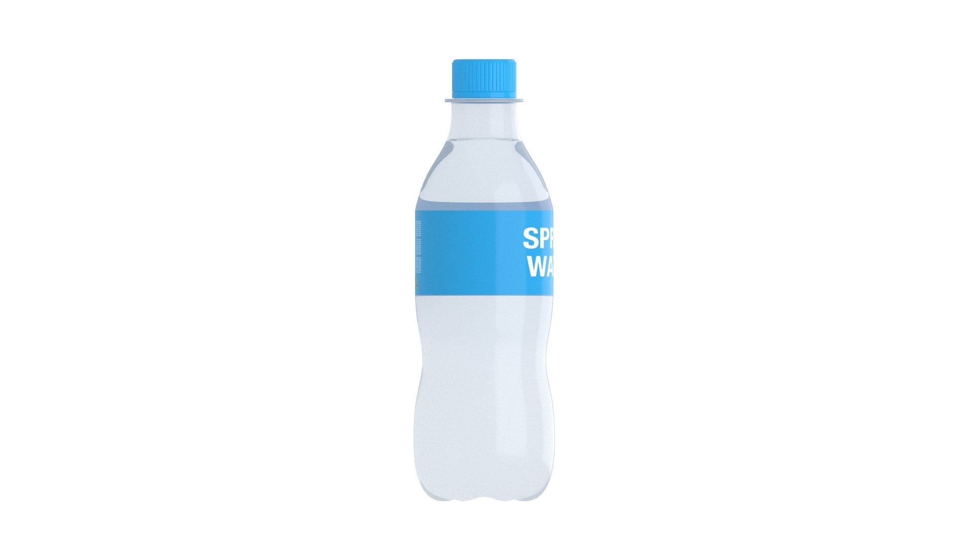 Spring Water Plastic Drink Bottle 3D - TurboSquid 1863504